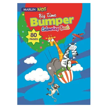 Marlin Kids Newsprint Bumper Colouring Book – 80 Pages – Raphael Stationery